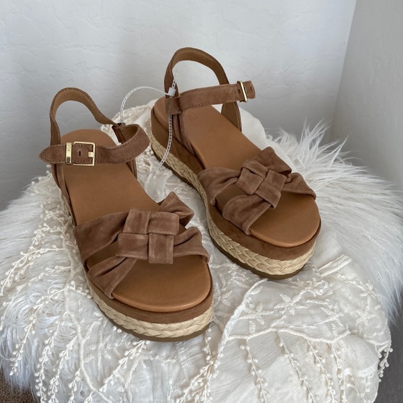 UGG | Shoes | Ugg Neusch Suederaffia Brown Woman Sandals Various Sizes ...